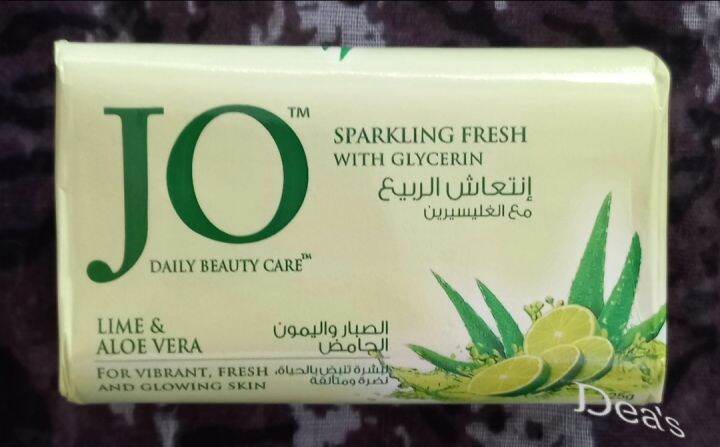 Jo Daily Beauty Care soap (Sparkling Fresh with Glycerin 125g)Lime & Aloe Vera/imported from UAE ...