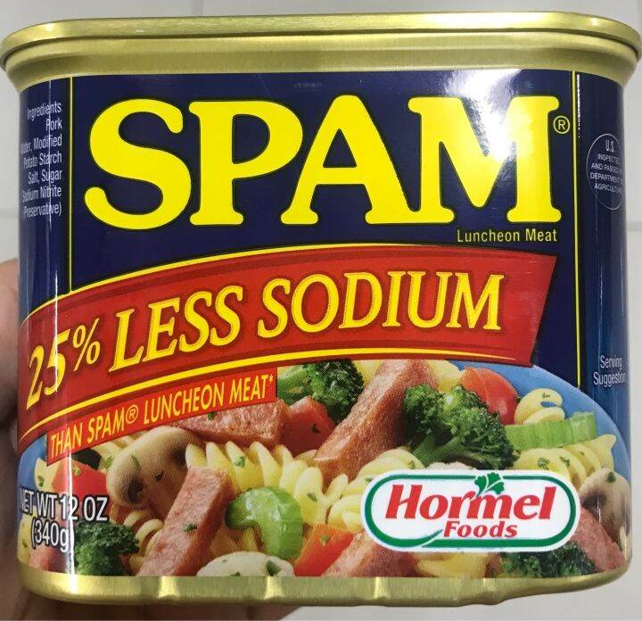 Spam 25% Less Sodium Luncheon Meat 340g | Lazada PH