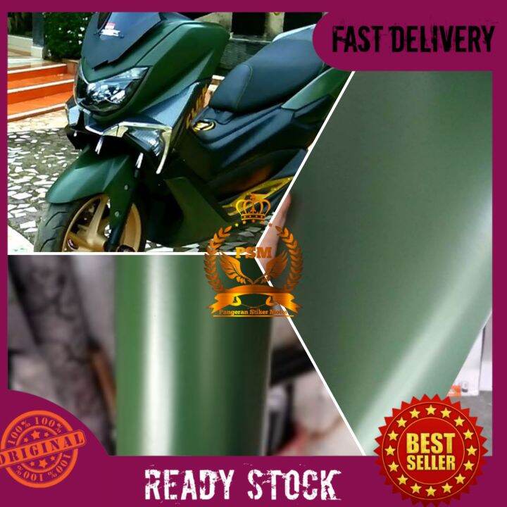 Stiker Skotlet Warna Hijau Army Doff/Hijau Army Glossy | Lazada Indonesia
