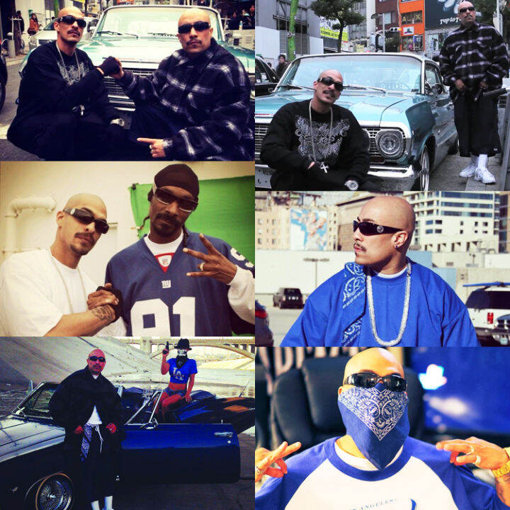 แว่นกันแดดไฮพาวเวอร์ MR MR CAPONE-E chicano rapper hip hop | Lazada.co.th