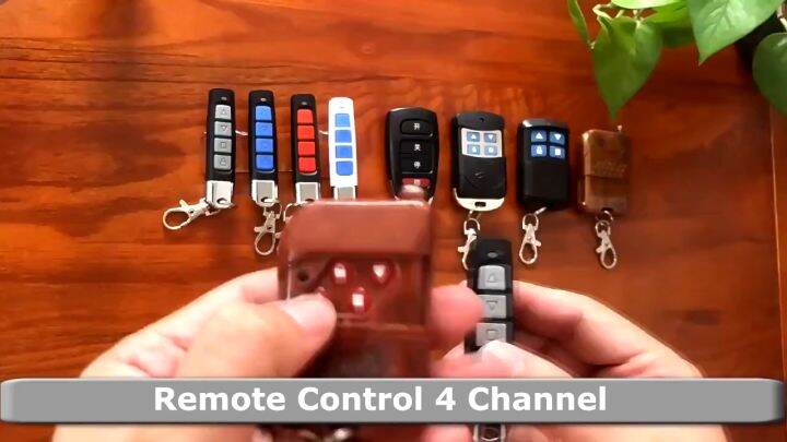 Bailiff 433MHZ Remote Control Garage Gate Door Opener Remote Control Duplicator Clone Cloning ...