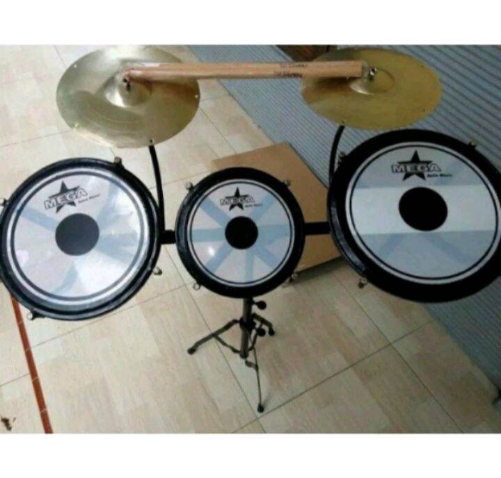 tam tam drum isi 3 / drum tam tam isi 3 simbal 1 dan 2 | Lazada Indonesia