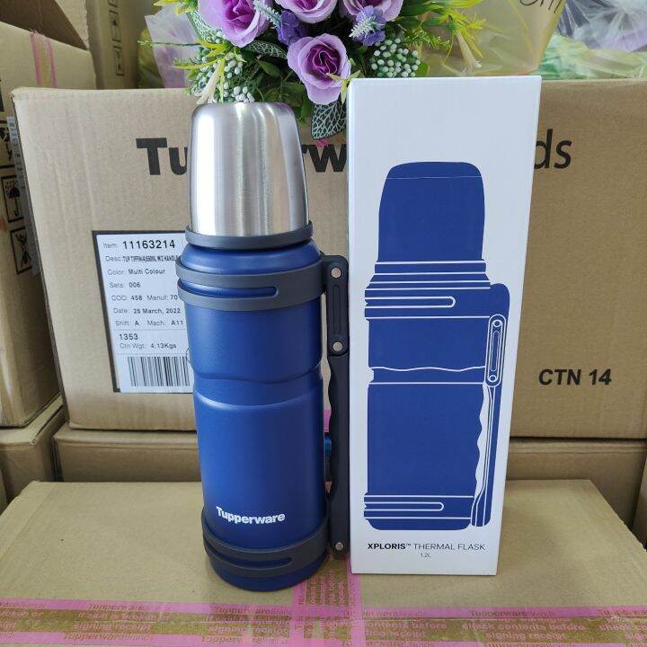 💖💖 Tupperware Xploris Thermal Flask (1) 1.2L | Lazada