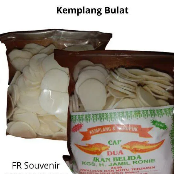 500 gr kemplang kancing ikan bulat khas palembang | Lazada Indonesia
