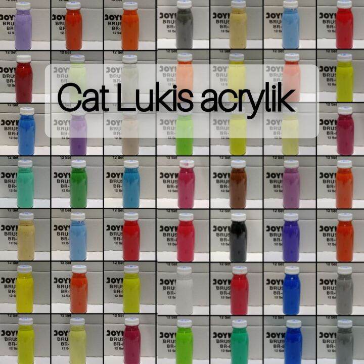 cat lukis acrylik 100ml satuan | Lazada Indonesia