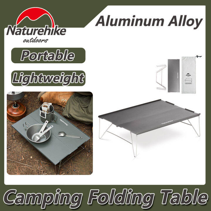 Naturehike Folding Table Foldable Camping Table Portable Folding Tourist Table Aluminium Alloy ...