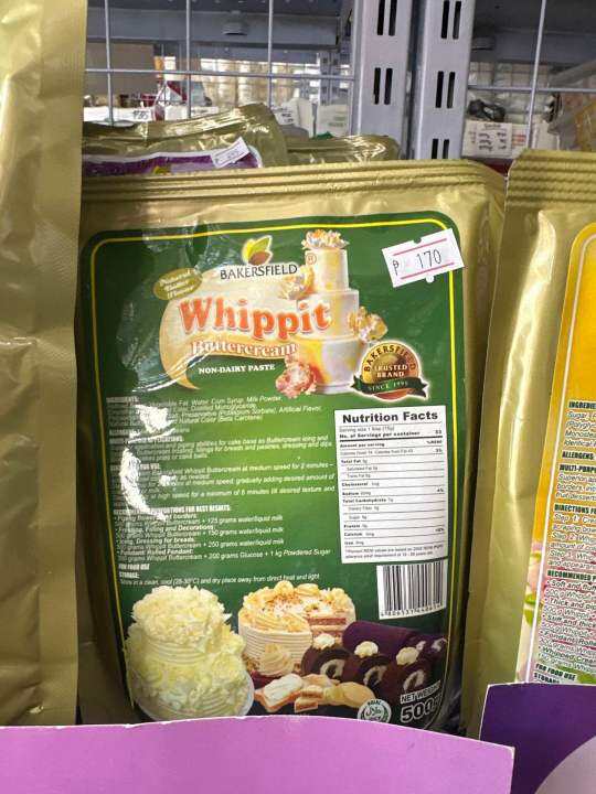 Bakersfield Butter Whippit 500g | Lazada PH