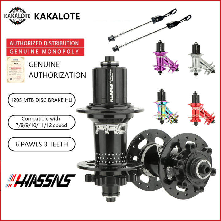 Free Gift🎁 HASSNS PRO7 MTB Hub 6 Pawls 3 Teeth 32 Hole Ultralight Hub ...