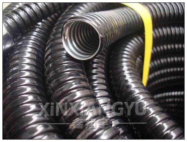 32mm Plastic Coated Metal Hose, PVC Serpentine Tube, PVC Plastic Coated ...