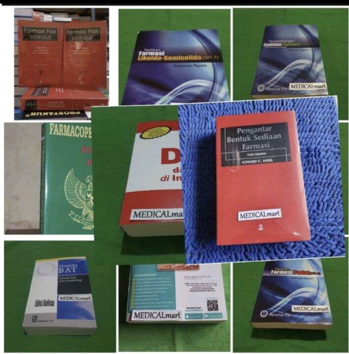 BUKU FAEMASI : ISO , FARMASI FISIK, BENTUK SEDIAAN FARMASI, DOI ,Farmakope Nederland , Farmakope ...