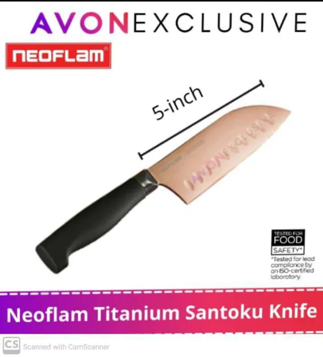 NEOFLAM TITANIUM SANTOKU KNIFE | Lazada PH