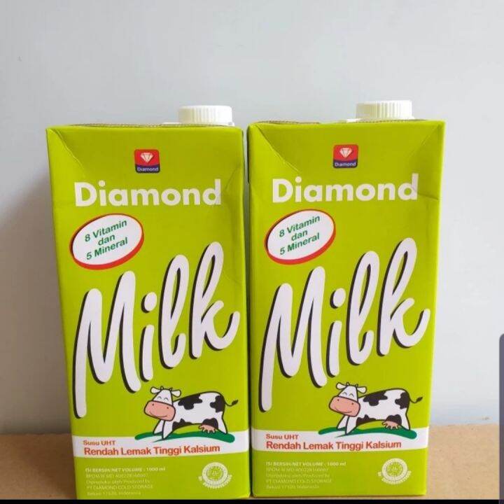 Susu Diamond UHT 1 Liter - Low Fat | Lazada Indonesia