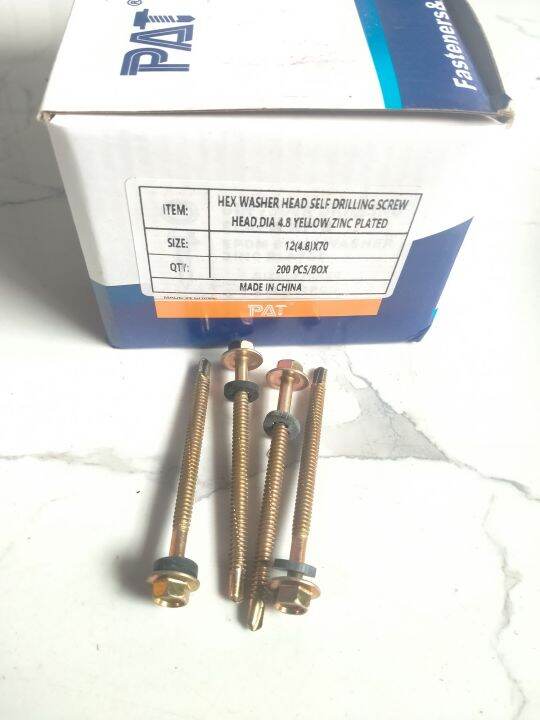baut rofing 5cm 7cm 1dus baut atap baja ringan alderon 12 x 50 12 x 70 ...