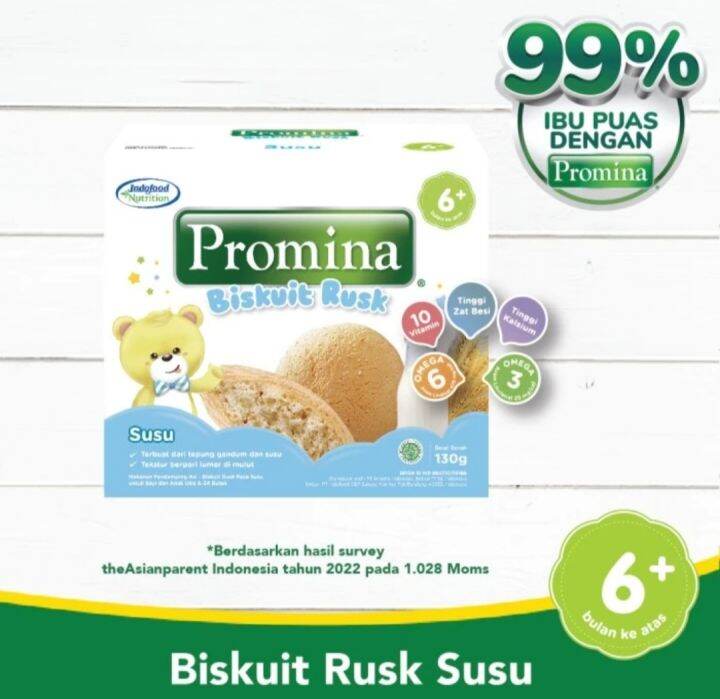 Promina Biskuit Rusk Susu 130gr | Lazada Indonesia