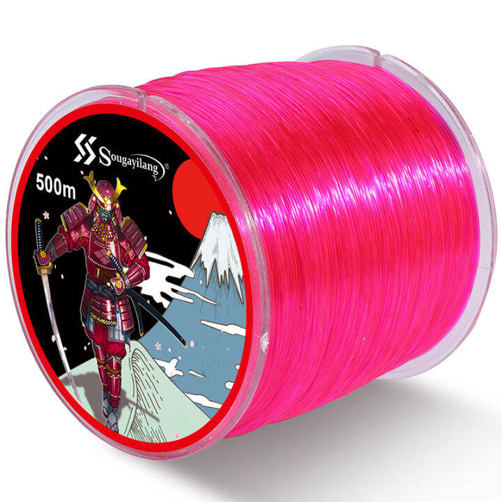 Senar Pancing Nilon 500M 7-38LB 6 Warna, Tali Pancing Nilon Transparan ...