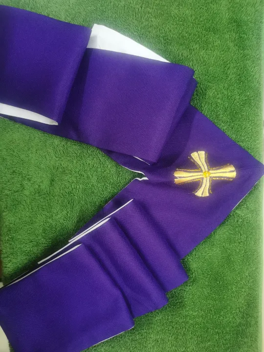 Sick Call Stole (reversible) - purple/white | Lazada PH