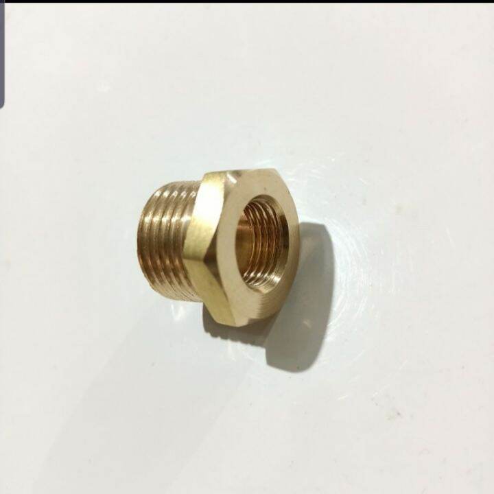 Nepel Sok Sambung Kuningan Drat Luar 1/2" x Drat Dalam 1/4" - Nepel Sok Sambung Kuningan ...