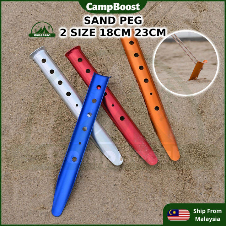 CampBoost Sand Peg Camping Peg Nail Tent Peg Set Pancang Khemah Paku ...