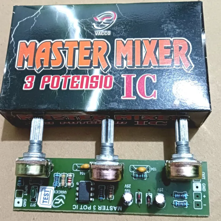Master mixer 3 potensio Vc | Lazada Indonesia