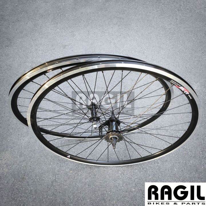 WHEELSET SEPEDA 700C ARAYA AR768 700 C VELG RIM RIMS HUB TORPEDO JARI ...