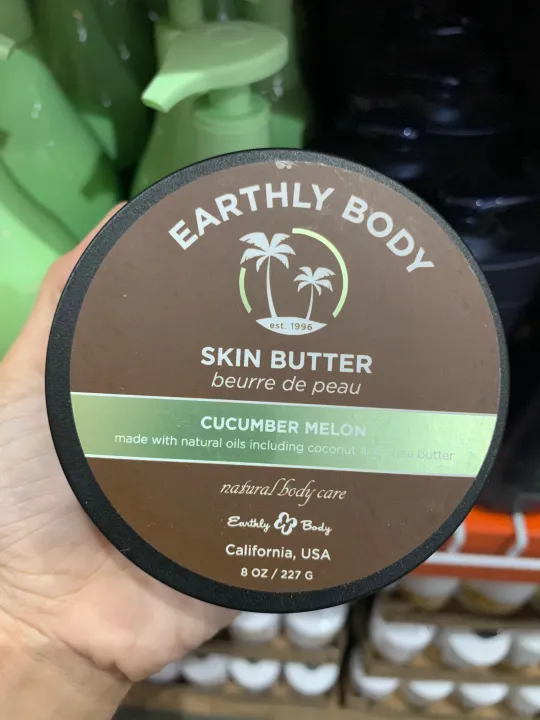 Earthly Body Skin Butter Cucumber Melon 227g | Lazada PH