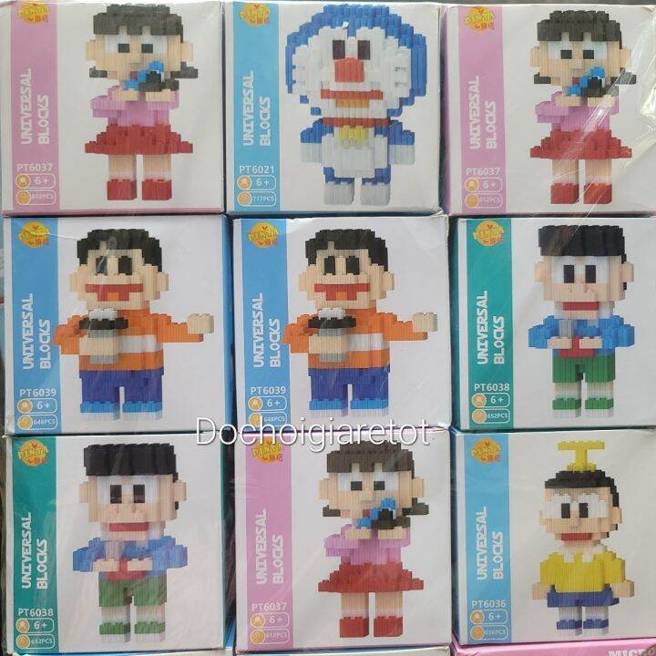 Lego Doremon, nobita 3d mô hình mini hơn 600 chi tiết (tùy mẫu) | Lazada.vn