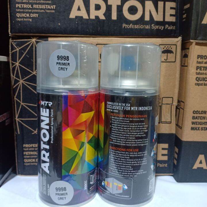 PILOK MTR ARTONE PRIMER GREY 9998 EPOXY WARNA DASAR 300CC CAT SEMPROT MTR ARTONE | Lazada Indonesia