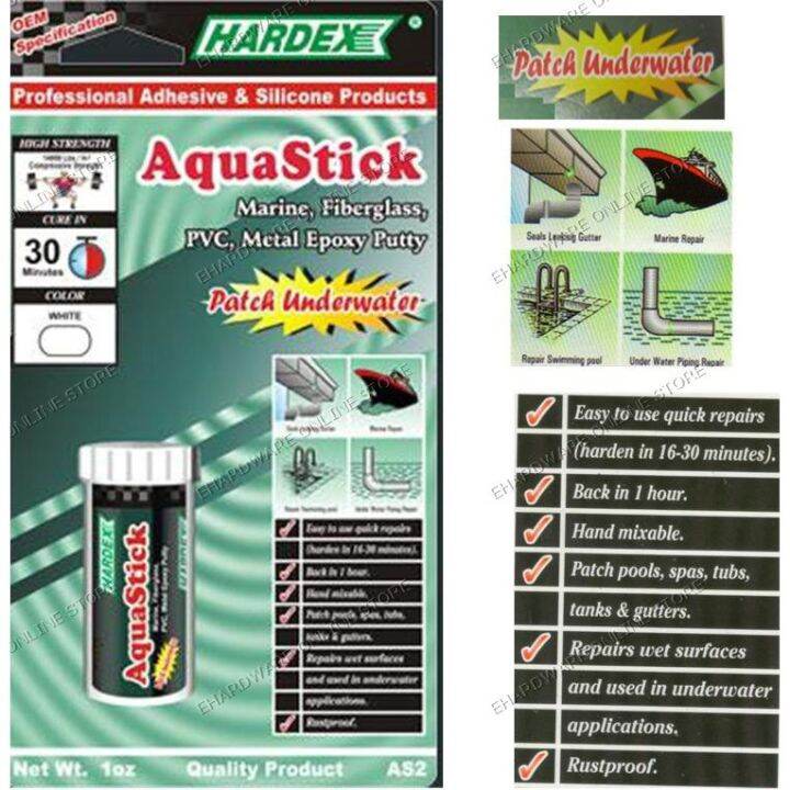 [100% ORIGINAL] HARDEX AQUA STICK (28G) | Lazada