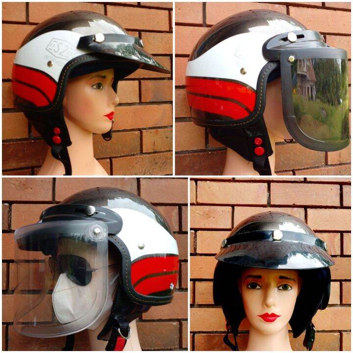 HELM CHIPS BOGO CLASSIK JADUL MERK MVSTAR ORIGINAL NOS / BARU 2 ...
