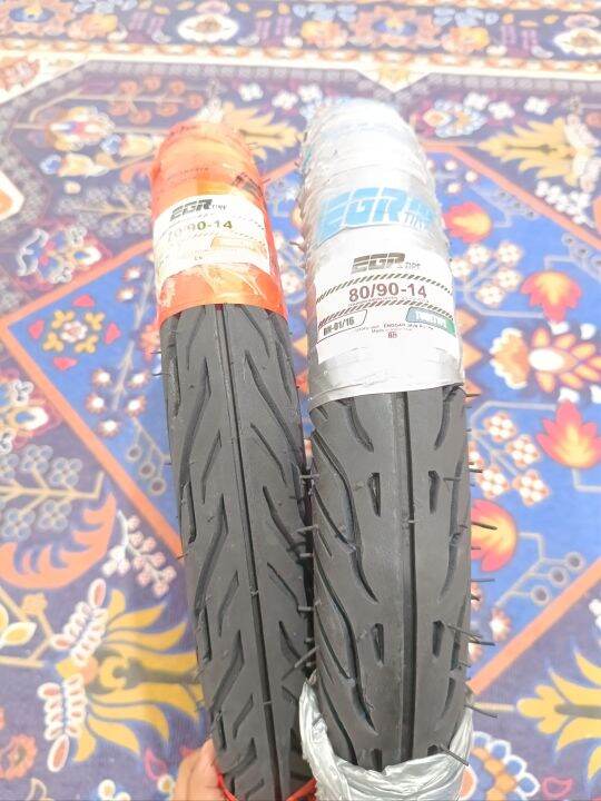 BAN METIC SEPASANG DEPAN BELAKANG UKURAN 70/90 RING 14 DAN 80/90 RING ...