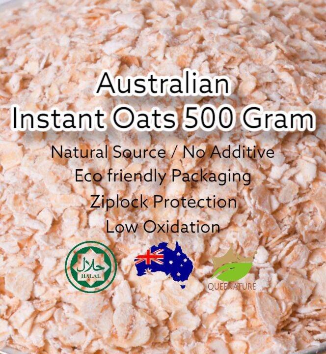Instan Oat Australian Instants Oats instan Menir Gandum Instan 500 Gram | Lazada Indonesia
