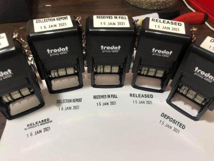 TRODAT 4850 WITH DATER | Lazada PH