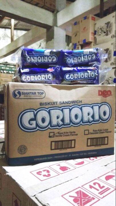 Biskuit Goriorio Go riorio kemasan renceng isi 20 pcs /mirip biskuit Oreo | Lazada Indonesia