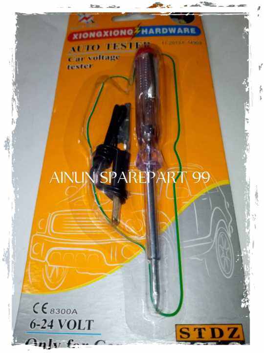 TESPEN AKI TESPEN DC 6-24 VOLT AUTO TESTER | Lazada Indonesia