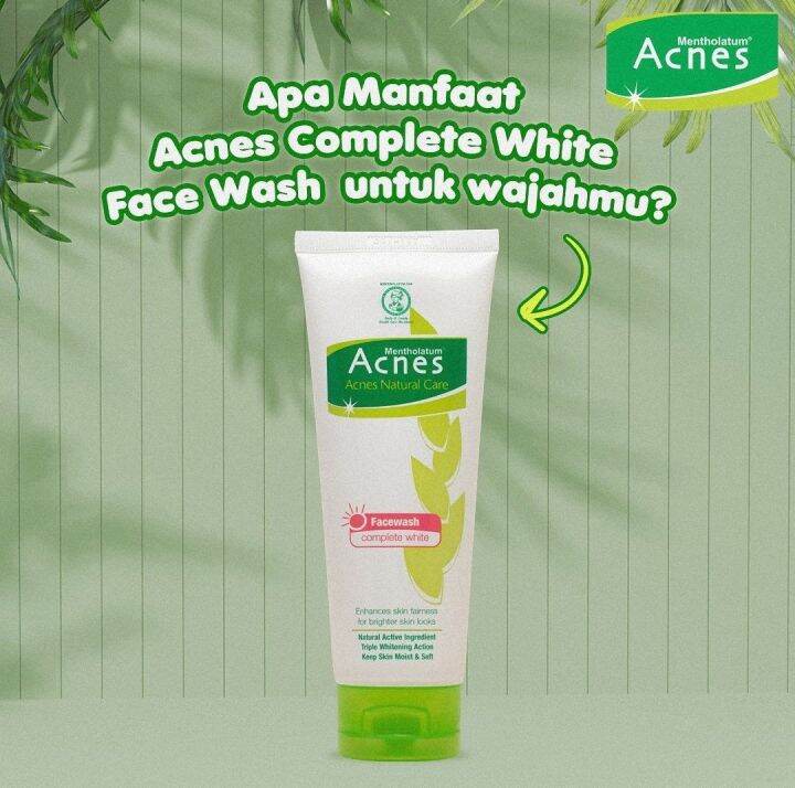 Acnes Complete White Face Wash 50 & 100 gr - Sabun Cuci Muka | Lazada ...