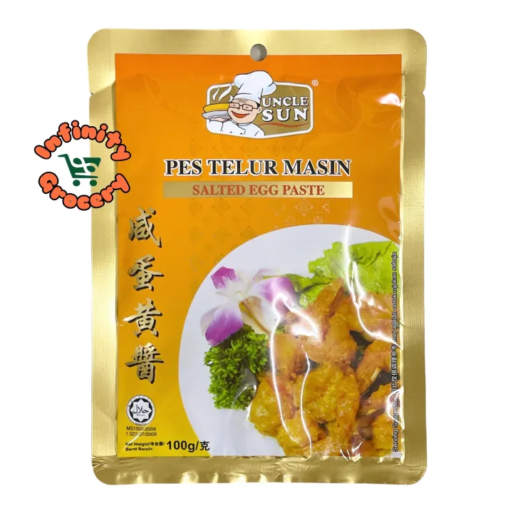 Uncle Sun Salted Egg Paste | 咸蛋黄酱 | Pes Telur Masin ( 100g ) | Lazada