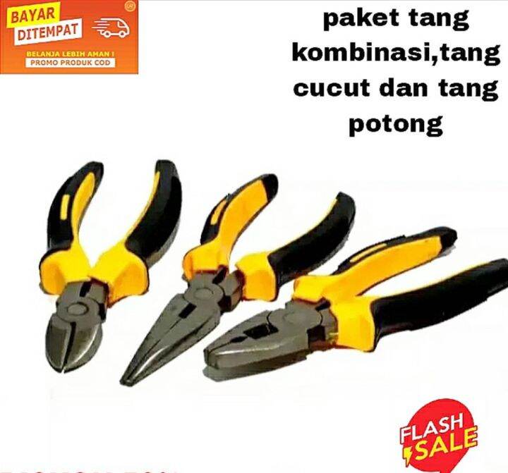 Tang Lancip Kombinasi Potong Long Nose Combination Cutting Pliers | Lazada Indonesia