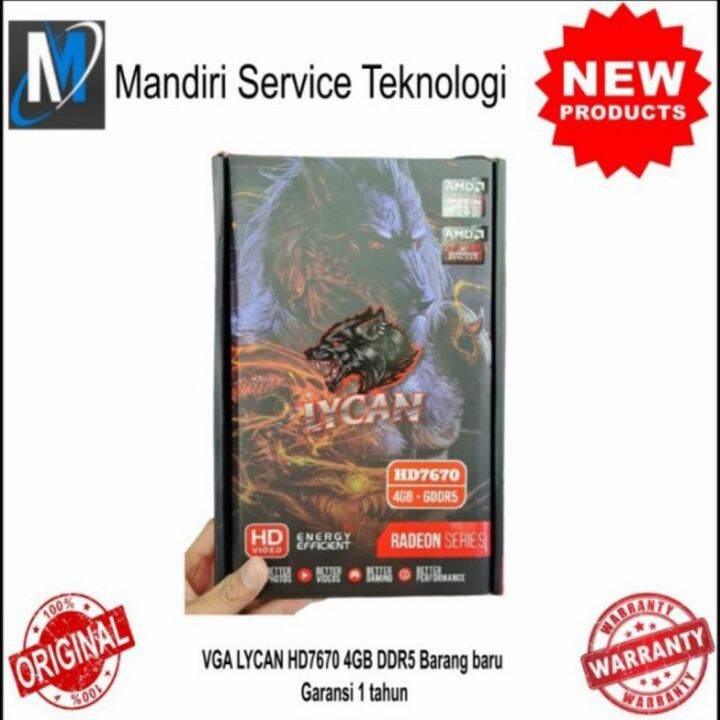 VGA CARD AMD ATI RADEON HD 7670 4GB DDR5 128BIT | Lazada Indonesia