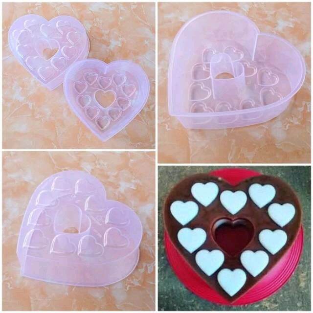 Cetakan Puding Hati Jelly Agar Love Art Plastik | Lazada Indonesia