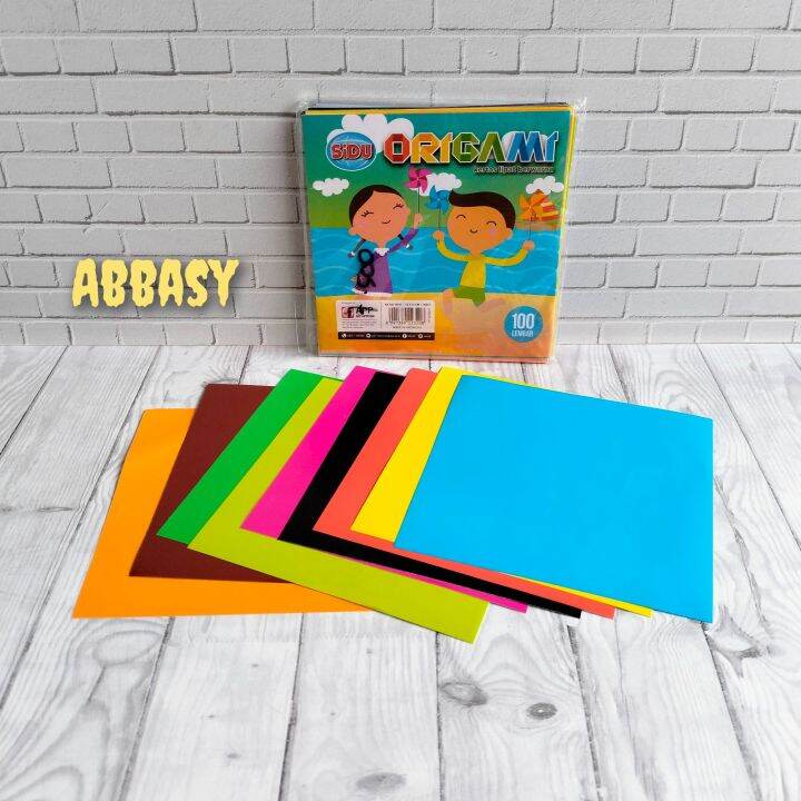 KERTAS LIPAT ORIGAMI KECIL SIDU 12x12 cm ( isi 100 lembar ) | Lazada ...