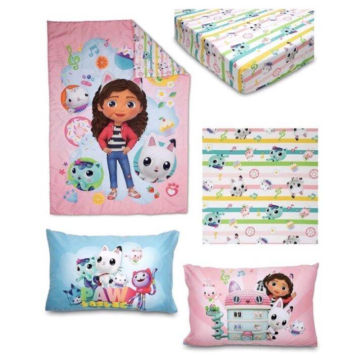 Gabby’s Dollhouse 4PC Toddler Bed Set | Lazada PH