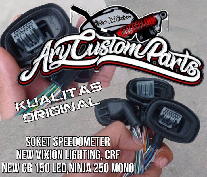 socket soket Speedometer new vixion cb 150 led xabre crf ninja 250 mono ...