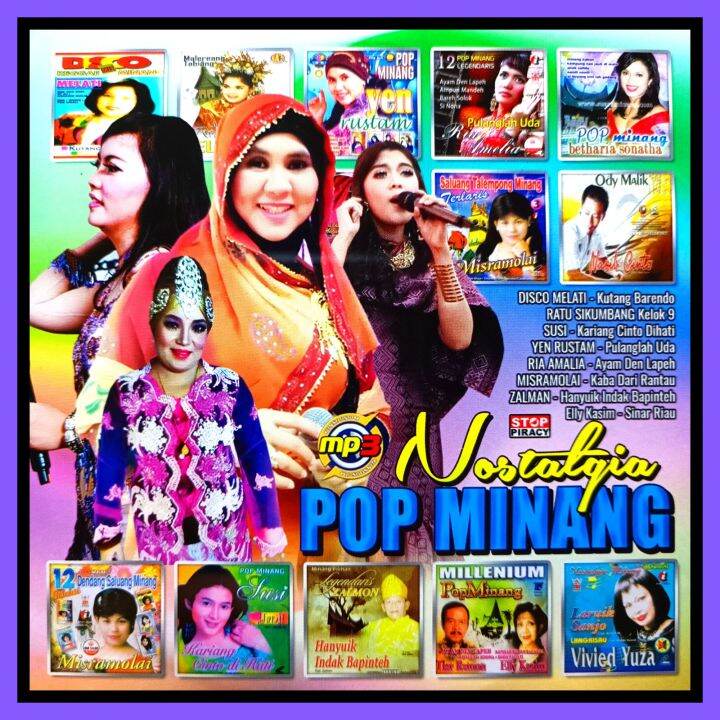 KASET MP3 AUDIO MUSIK 150 LAGU POP MINANG PADANG CAMPURAN ALBUM NOSTALGIA PILIHAN TERPOPULER ...