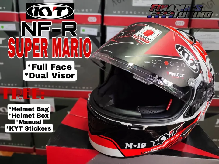 KYT HELMET NF-R SUPER MARIO 2018 | Lazada PH