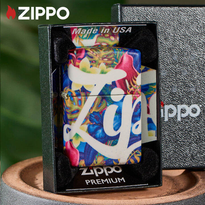 [Fulfilled By Lazada] Zippo Neon Dragon Design Lighter | Zippo 49396（ Lighter Without Fuel ...