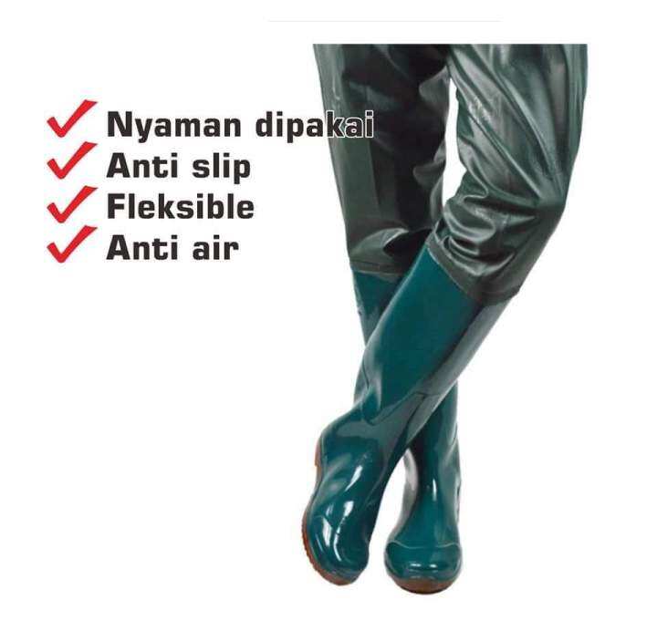 Sepatu Boot Tani Tahan Air Anti Keong Tinggi 80cm | Lazada Indonesia