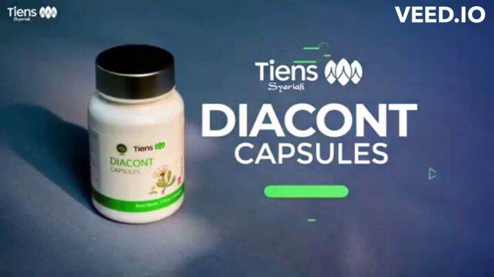 Diacont Tiens Ubat Diabetes Kencing Manis 1 Botol 60 Capsule lulus KKM ...