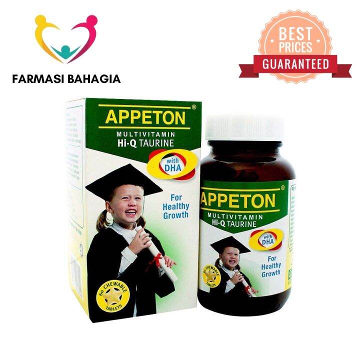 Appeton Multivitamin Hi-Q Taurine Chewable Tablets 60’s | Lazada