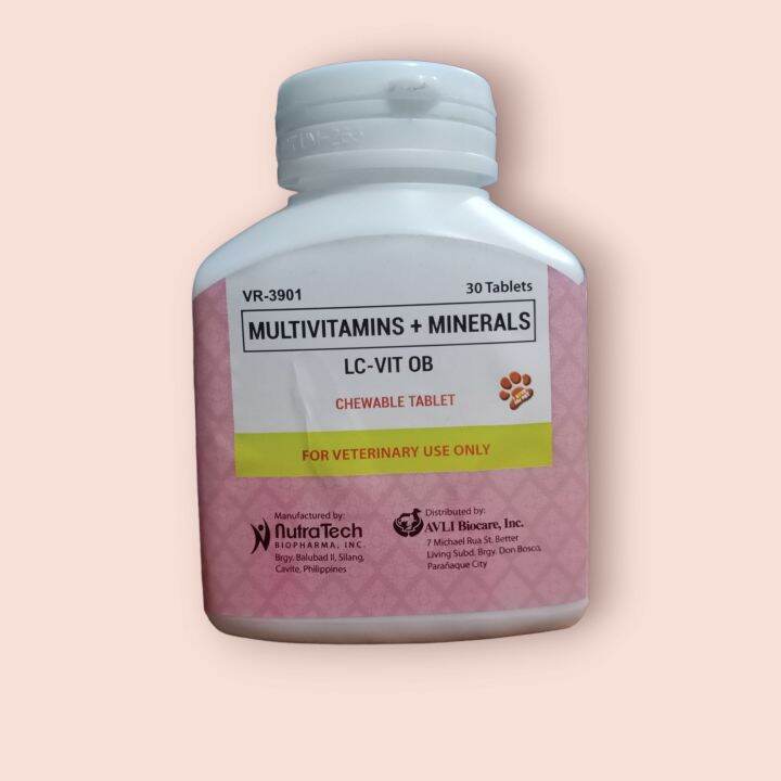 LC-VIT OB Tablet 30tabs LC VIT for Pets | Lazada PH