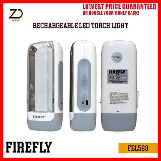 Firefly Rechargeable Flashlight Emergency Light LED Torch Light ...